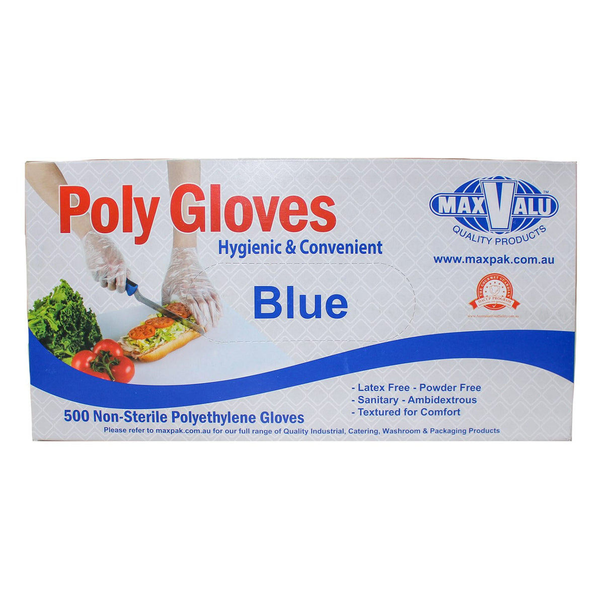 Handcare Blue Poly Gloves Carton - Large – Cleaning Products Melbourne